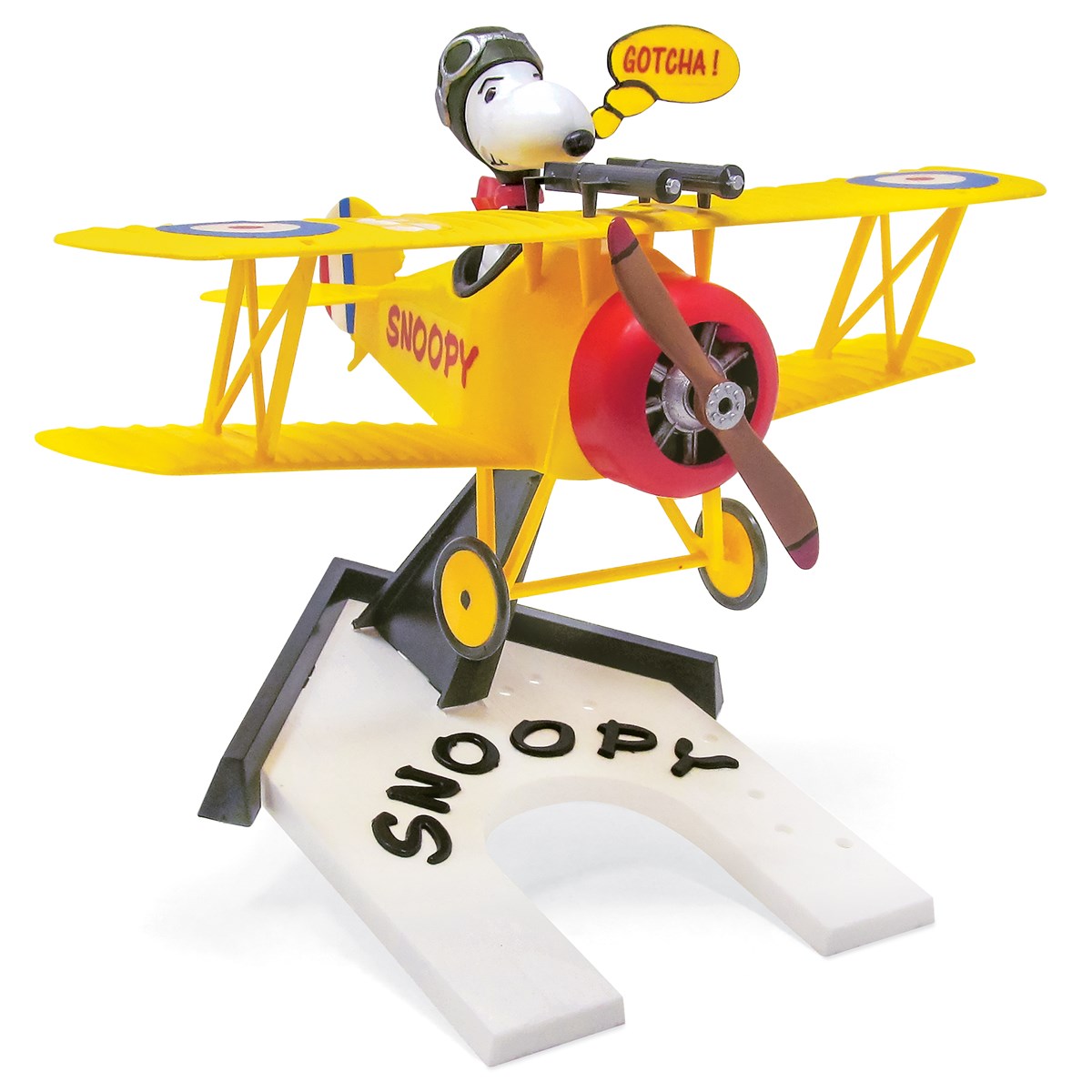 Snoopy Model Kit with Spinning Battery-Powered Propeller | Collections Etc.