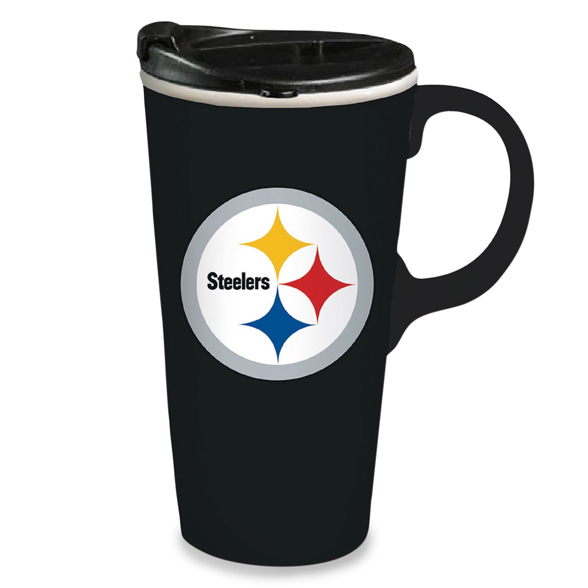 NFL Team Ceramic Travel Coffee Cup with Flip Top Lid | Collections Etc.