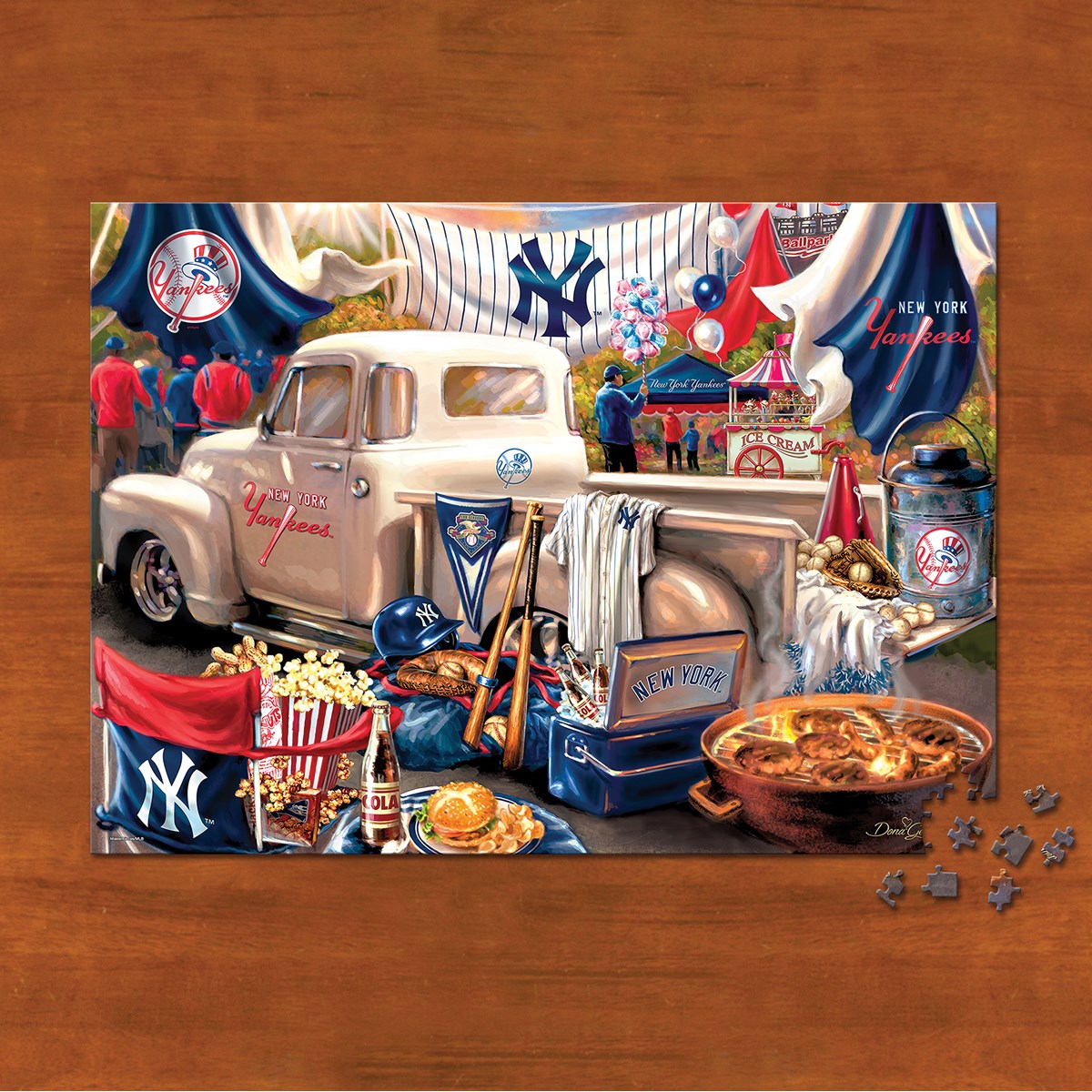 MLB Team-Specific Gameday 1,000-Piece Jigsaw Puzzle | Collections Etc.