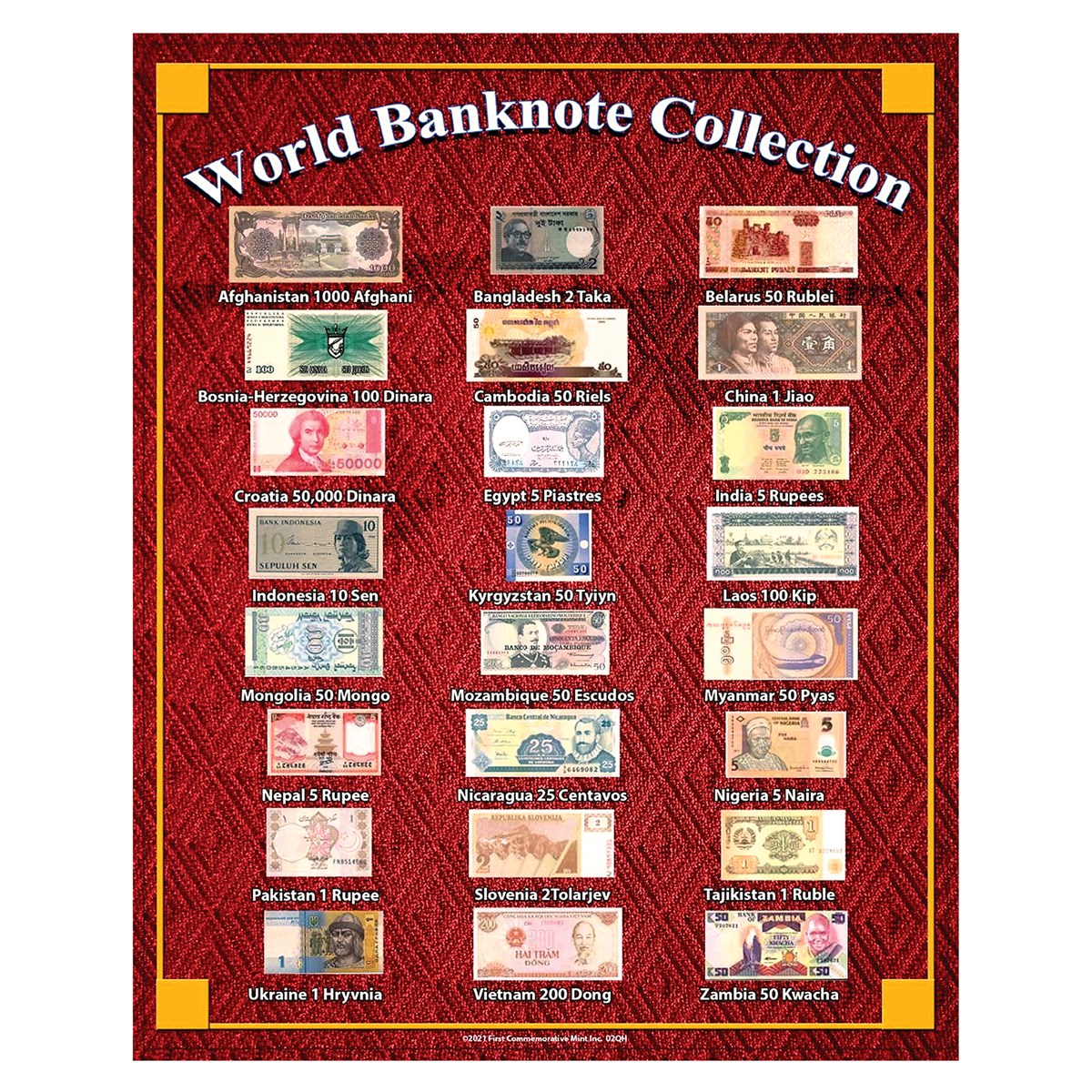 Official Legal Tender World Bank Note Collection | Collections Etc.