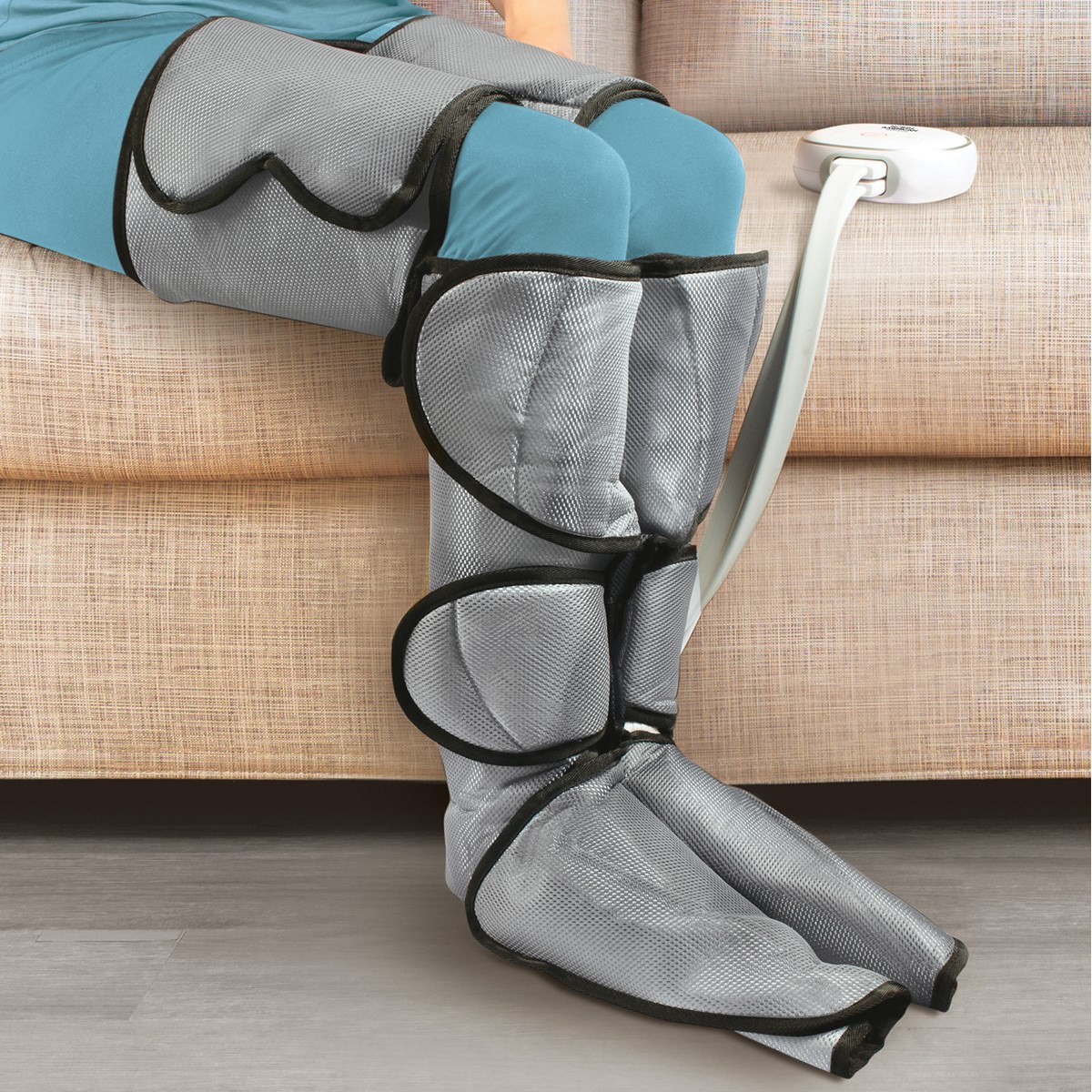 Soothing Heated and Therapeutic Massaging Leg Wraps | Collections Etc.