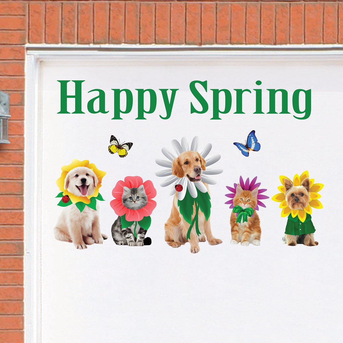 Seasonal Happy Spring Garage Door Magnets | Collections Etc.