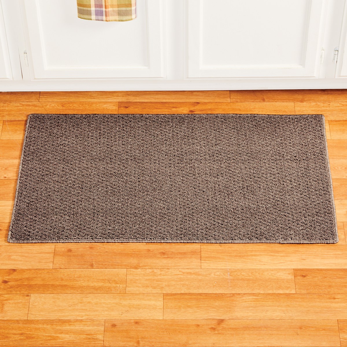 Skid-Resistant Backing Poly Berber Area Rug | Collections Etc.