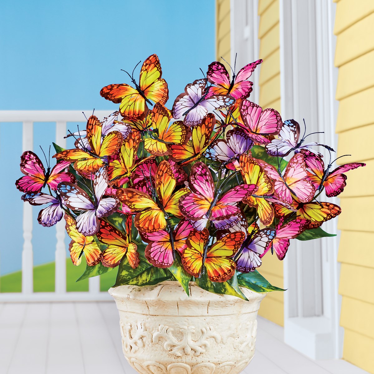 Artificial Butterfly Bush Bundles - Set of 3 | Collections Etc.