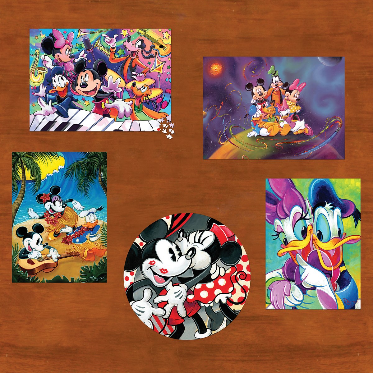 Disney Jigsaw Puzzle Collection - Set of 5 | Collections Etc.
