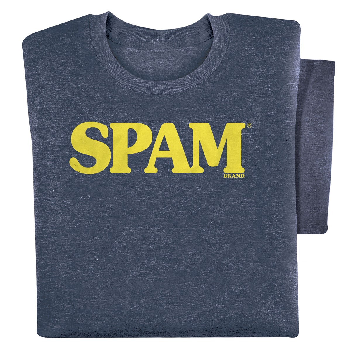 Classic Spam Logo Print Distressed Cotton T-Shirt | Collections Etc.