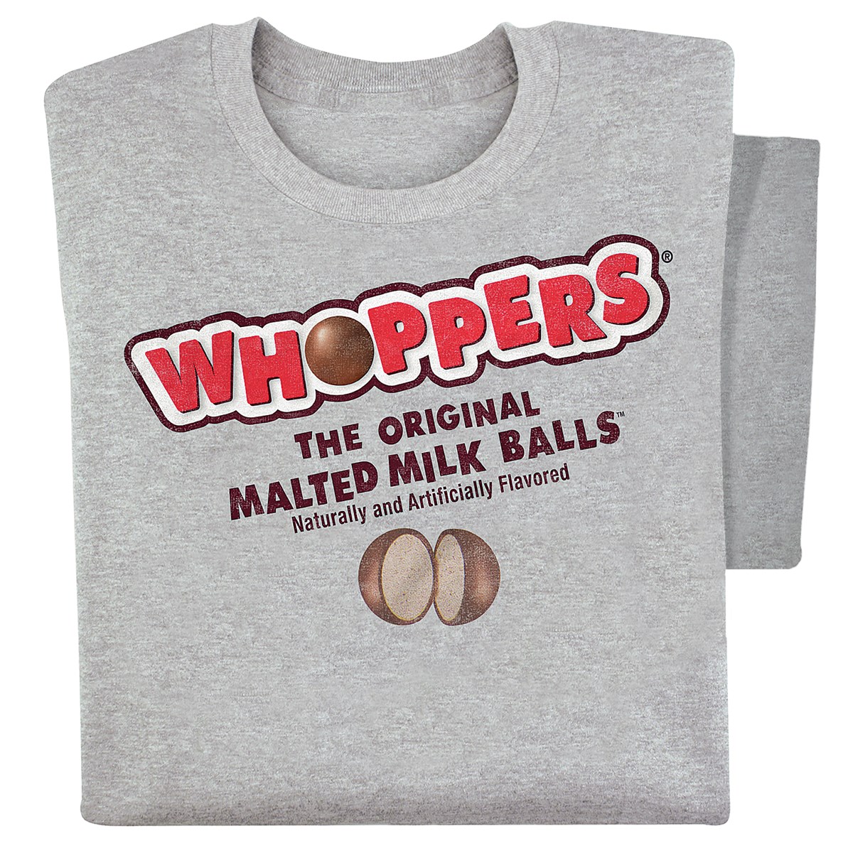 Whoppers: The Original Malted Milk Balls Logo Graphic T-Shirt ...
