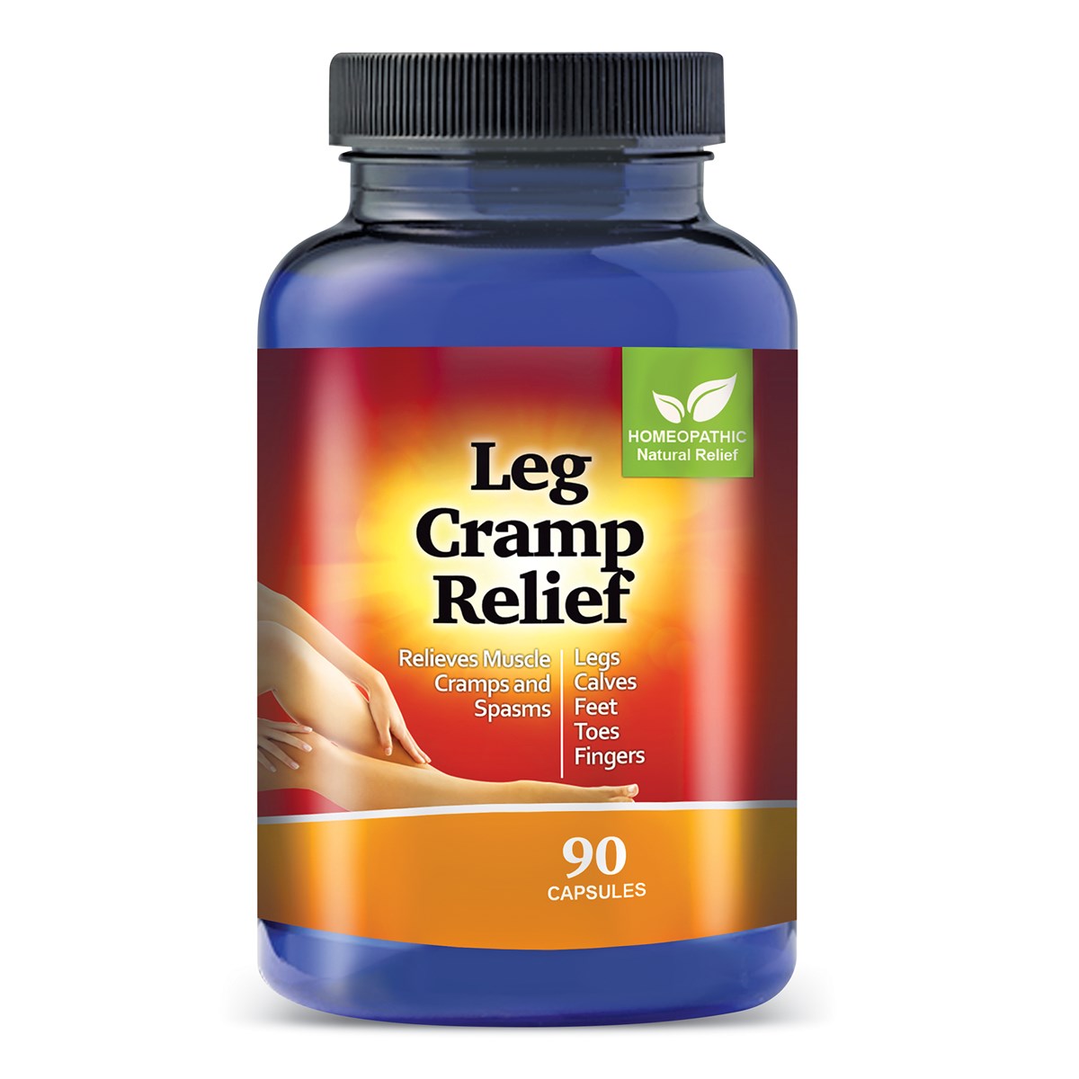 Homeopathic Leg Cramp Relief Capsules - 90 Count | Collections Etc.