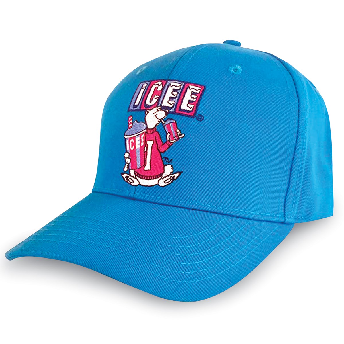 Embroidered ICEE Slushie Polar Bear Baseball Cap | Collections Etc.