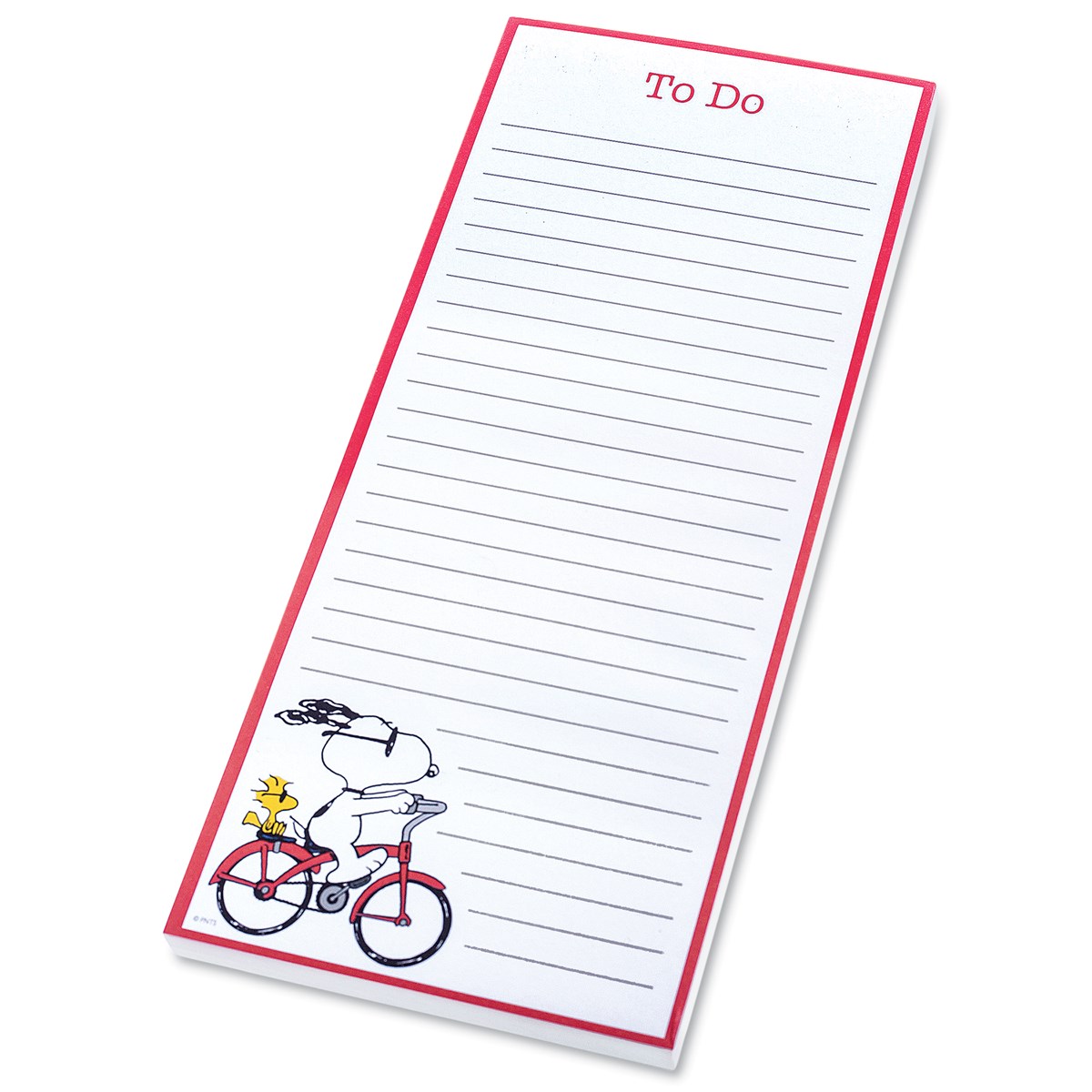 Peanuts Snoopy & Woodstock Magnetic To-Do and Shopping List Notepad ...