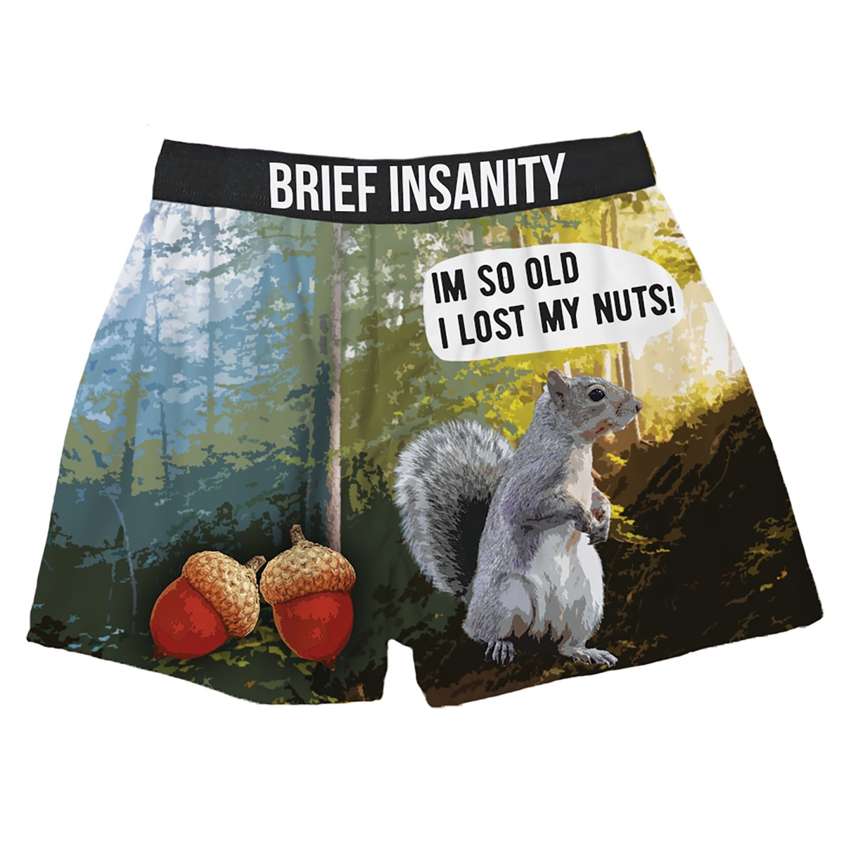 Brief Insanity I'm So Old I Lost My Nuts Boxers | Collections Etc.