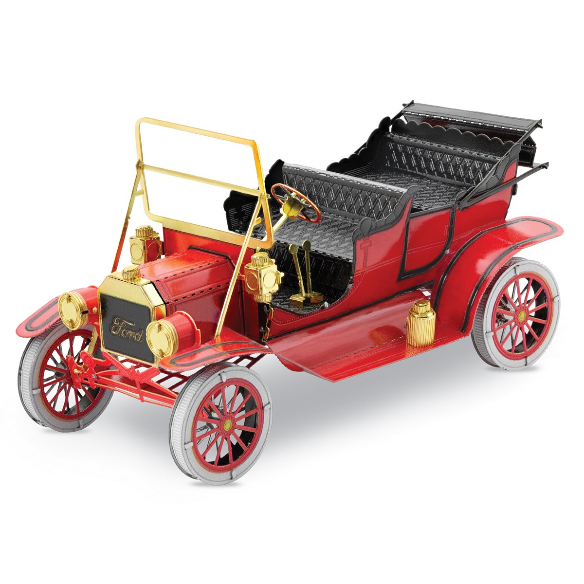 Ford Model T Red Painted Metal Model Truck Kit | Collections Etc.