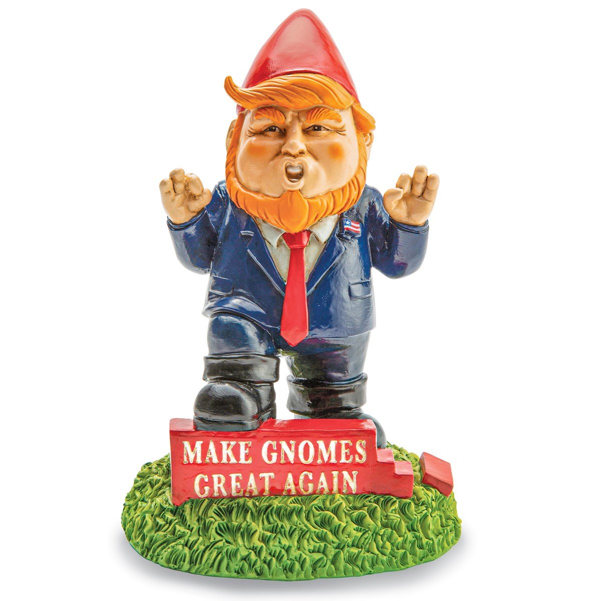 Make Gnomes Great Again Presidential Garden Gnome | Collections Etc. Make Gnomes Great Again Presidential Garden Gnome | Collections Etc.