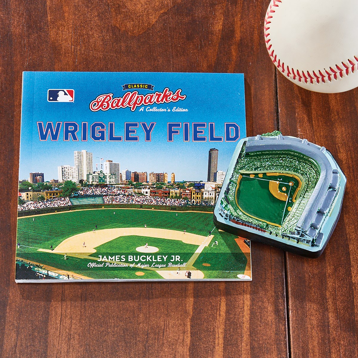 MLB Baseball Ballparks Book & Hand-Painted Stadium Model Set ...