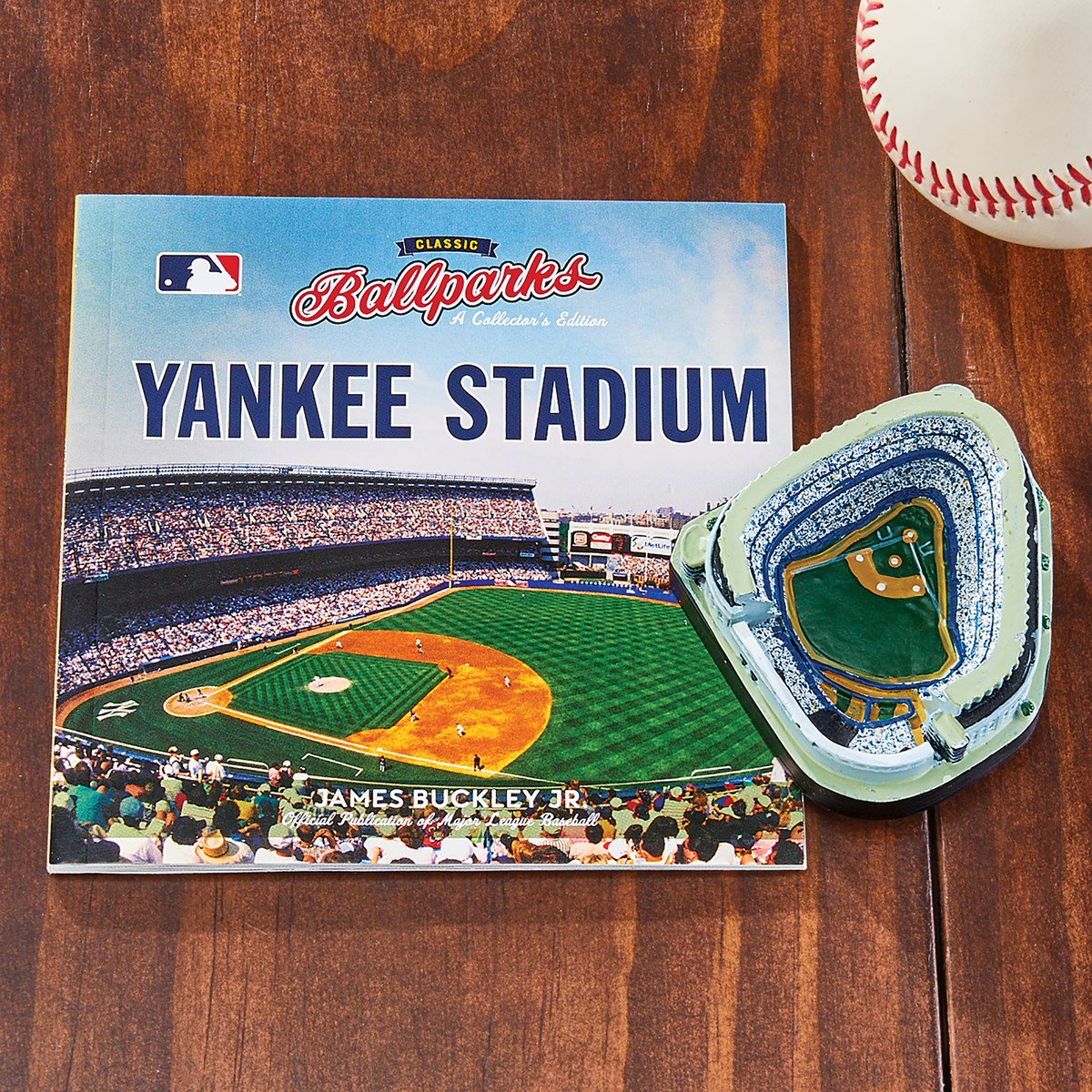 MLB Baseball Ballparks Book & Hand-Painted Stadium Model Set ...