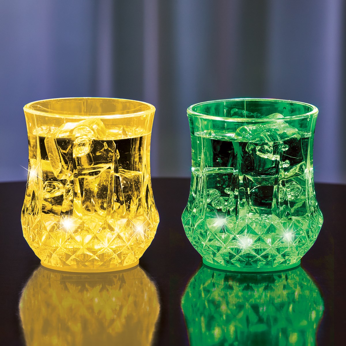 Lighted Color Changing Elegant Design Tumblers - Set of 2 | Collections ...