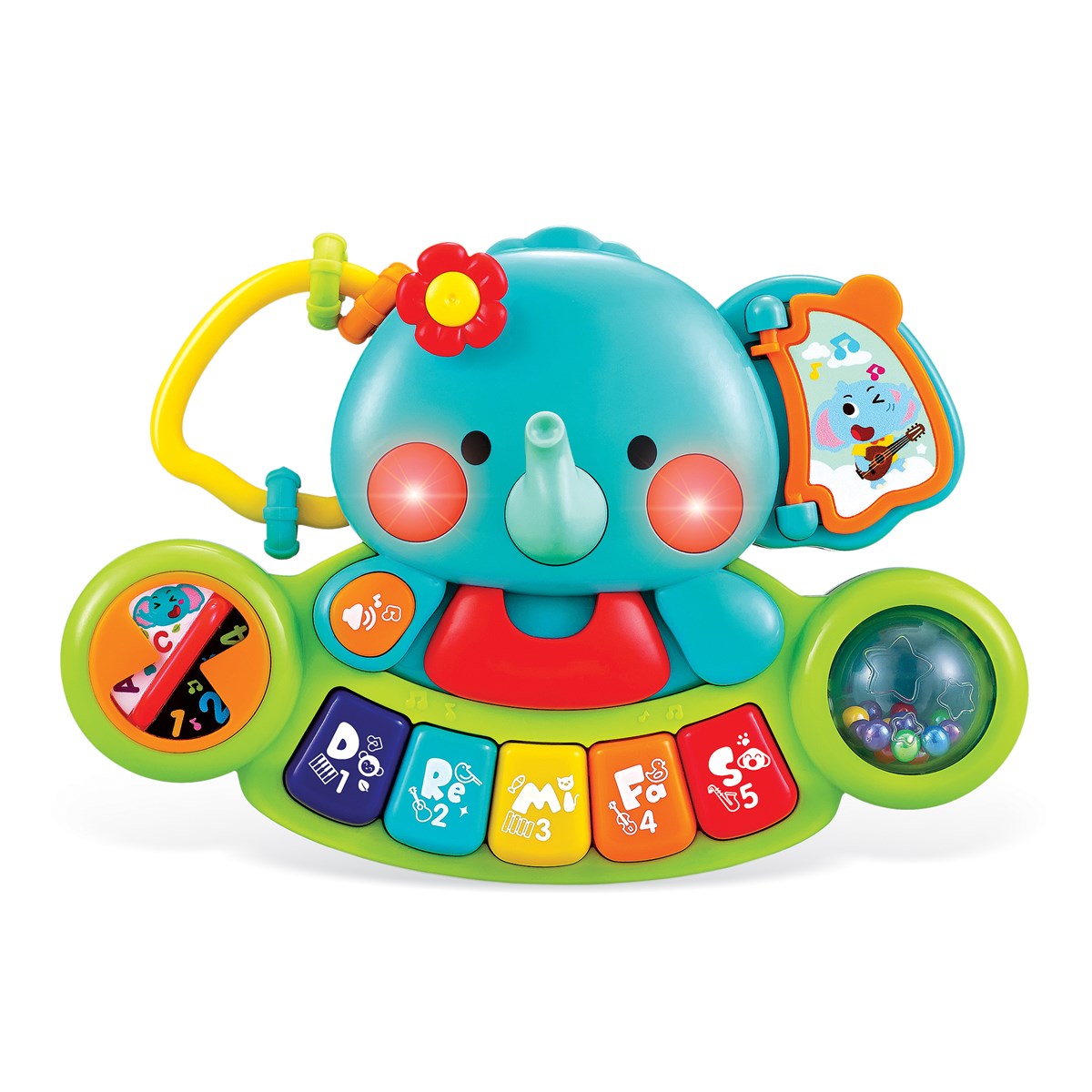 Musical Elephant Keyboard Toy, Ages 6 Months+ | Collections Etc.