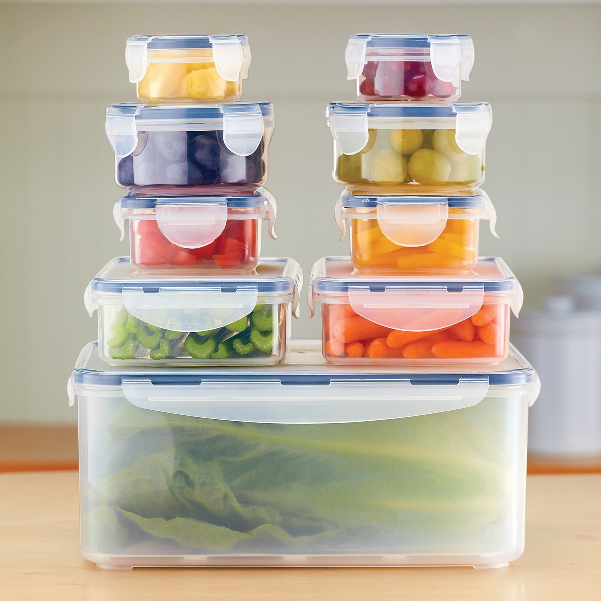 18-Piece Locking Nesting Storage Set | Collections Etc.