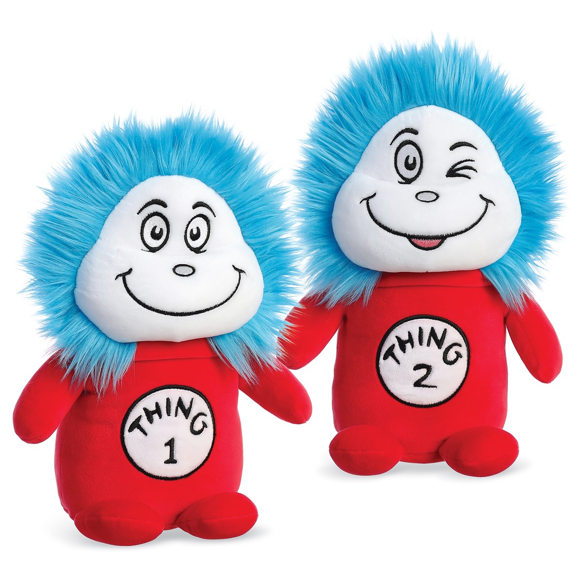 Dr. Seuss Thing 1 or 2 Squishy Plush Stuffed Toy | Collections Etc.