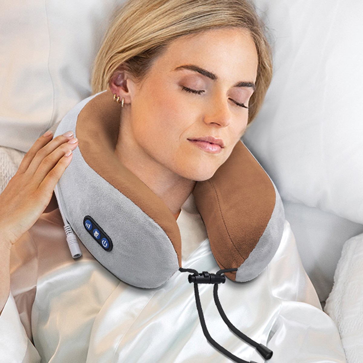 Theraneck By Doctor Pillow Heated Wireless Massage Pillow Collections Etc
