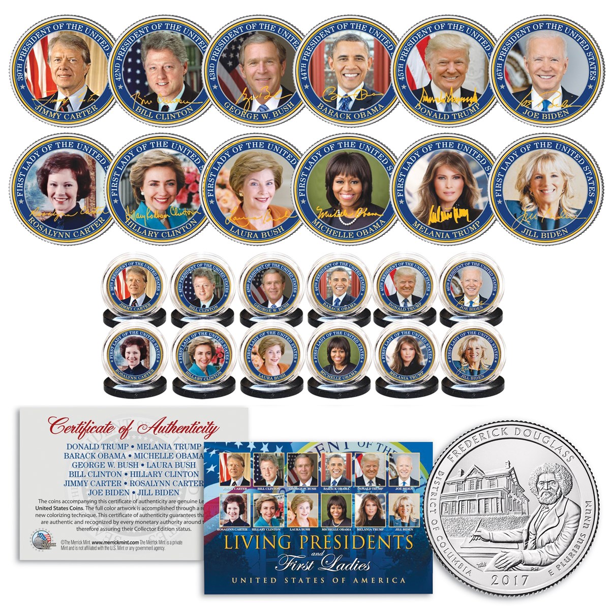 Presidents & First Ladies Collectible Coin Set | Collections Etc.