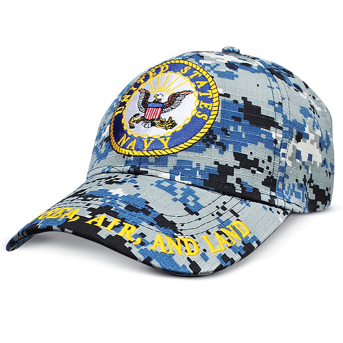 Embroidered US Military Digital Camouflage Baseball Caps | Collections Etc.