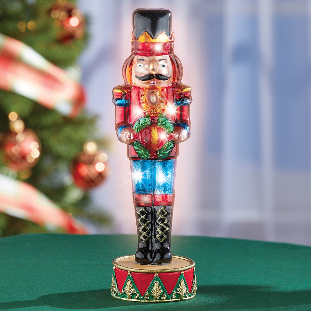 LED Lighted Nutcracker Tabletop Decoration | Collections Etc.