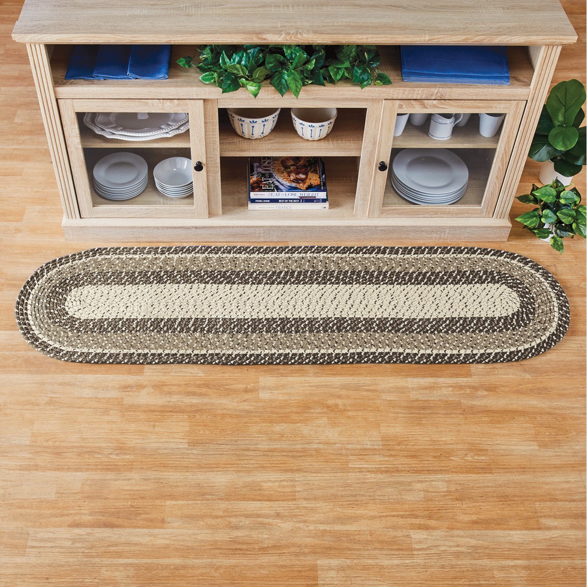 Braided Basic Runner Rug | Collections Etc.