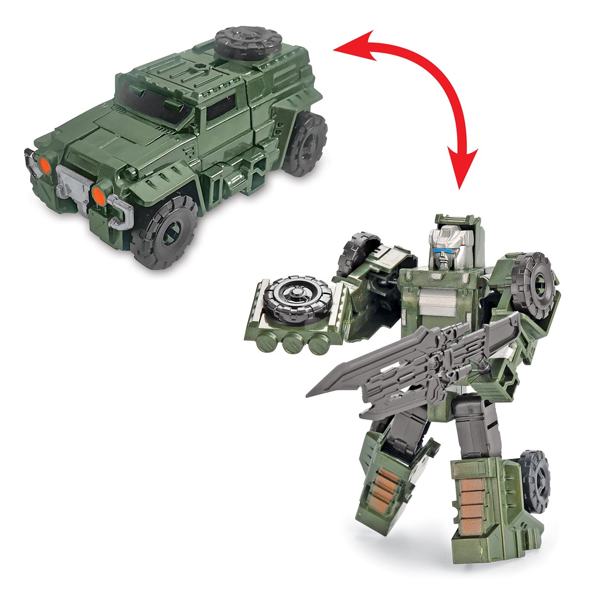 Army Truck Robot Transformer Children's Toy | Collections Etc.