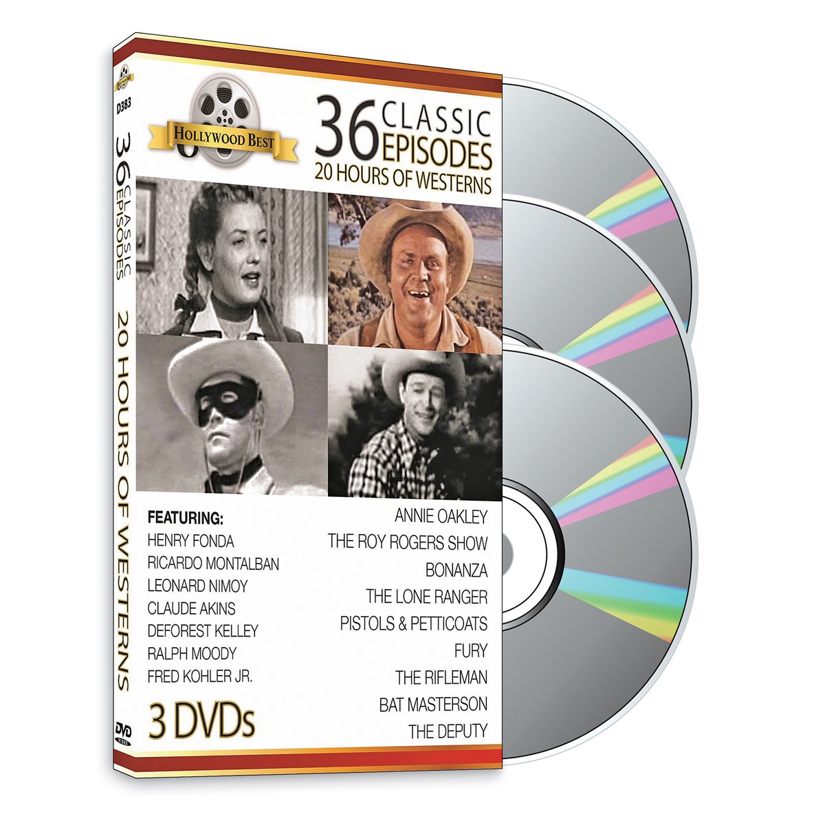 36 Classic Western TV 3 Disc DVDs, 20 Hours | Collections Etc.