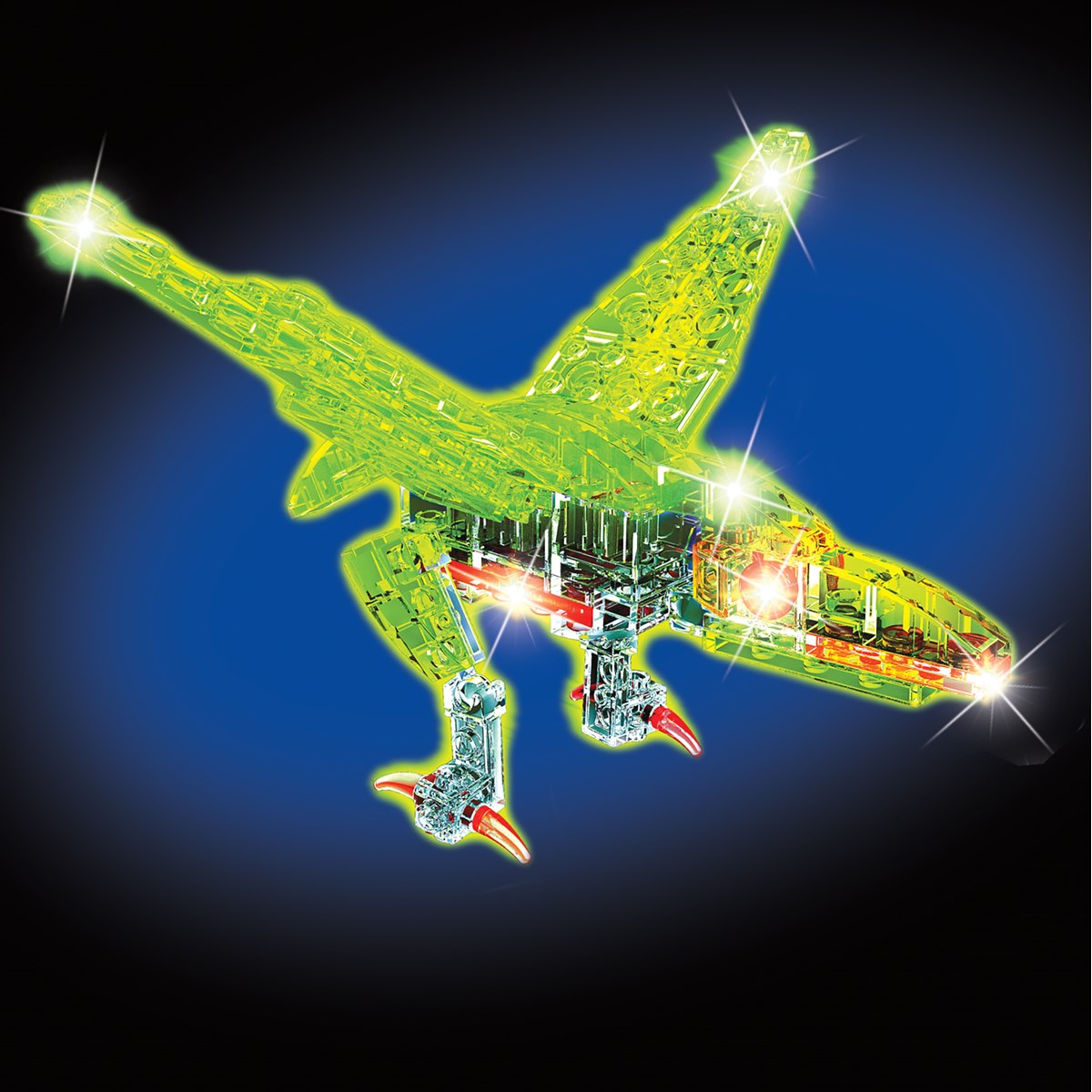 Light FX Night Gliders Building Block Toy with Lights | Collections Etc.