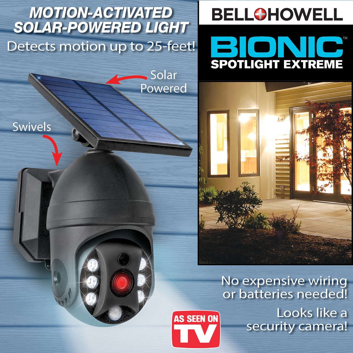 Bell & Howell Motion-Activated Bionic Spotlight Extreme | Collections Etc.