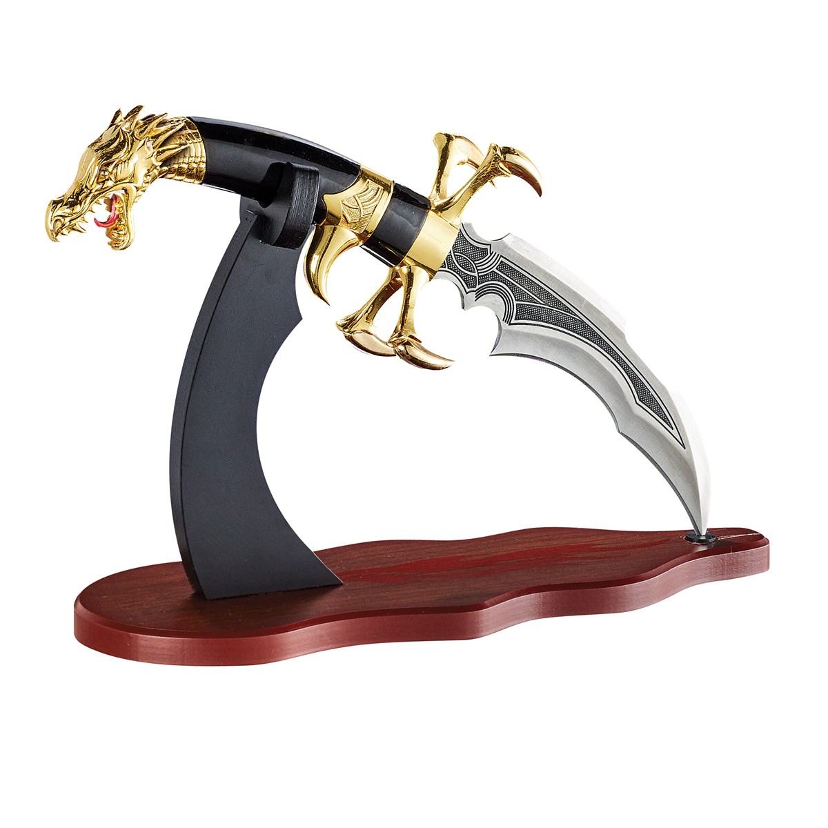 Golden Dragon Fantasy Medieval Collectible Dagger | Collections Etc.