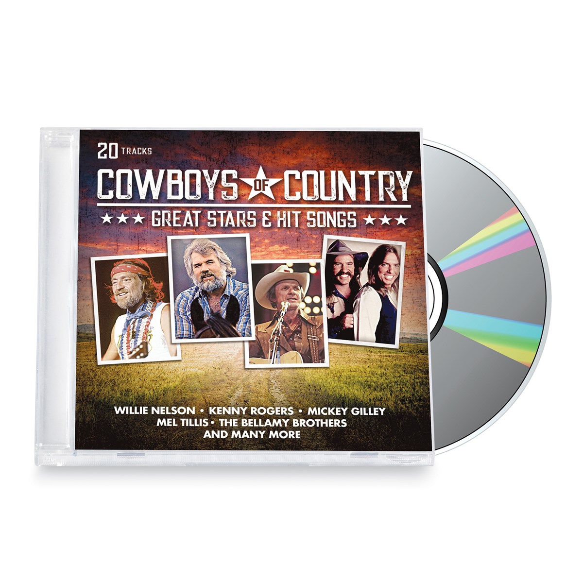 Cowboys of Country Music CD, Single Disc with 20 Songs | Collections Etc.