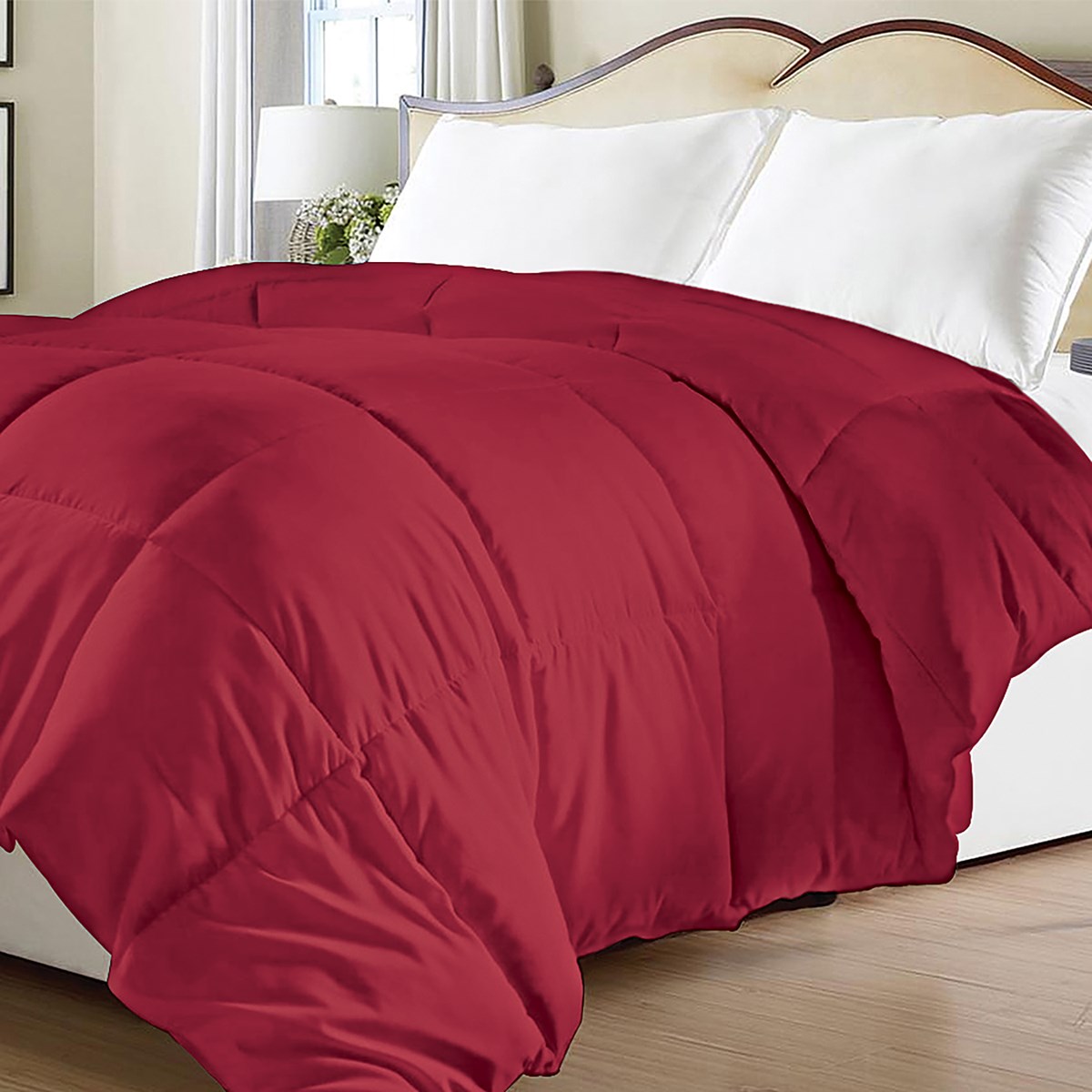 Quilted Down Alternative Solid Comforter | Collections Etc.