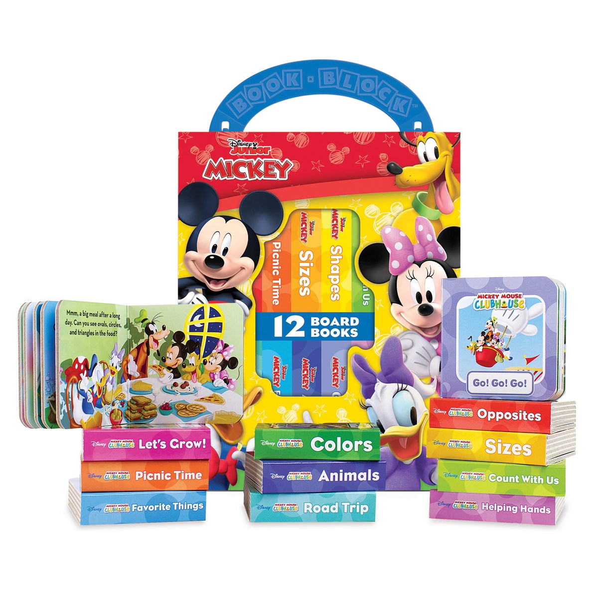 Disney Little Library Mickey Mouse 10-Book Set | Collections Etc.