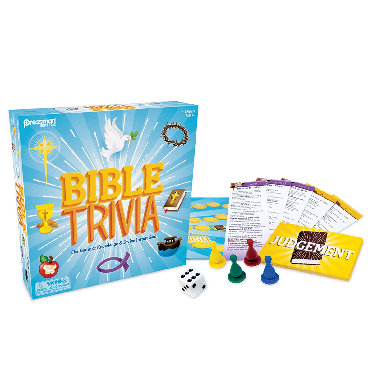 Bible Trivia Board Game with Over 700 Questions | Collections Etc.