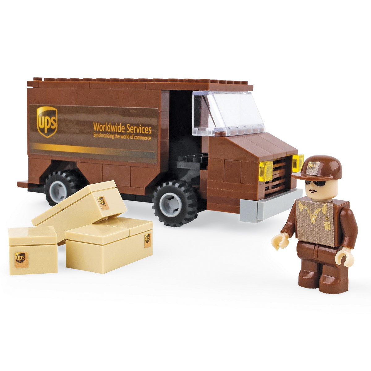 UPS Iconic Brown Truck Construction Set | Collections Etc.