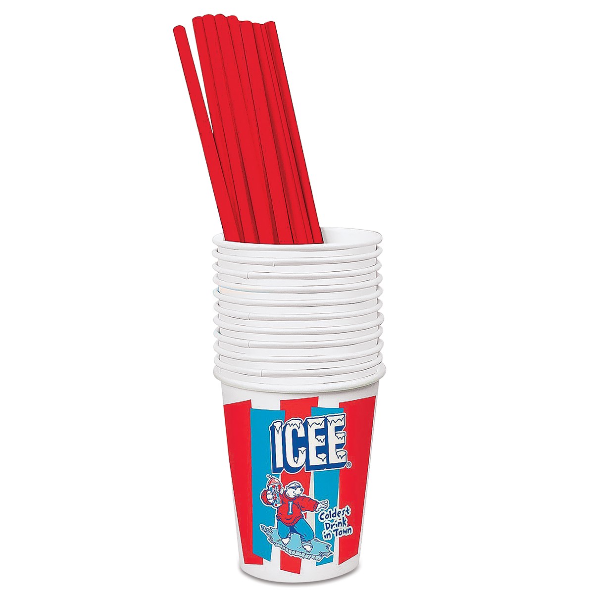 ICEE Slushie Cups and Straws - Set of 20 | Collections Etc.