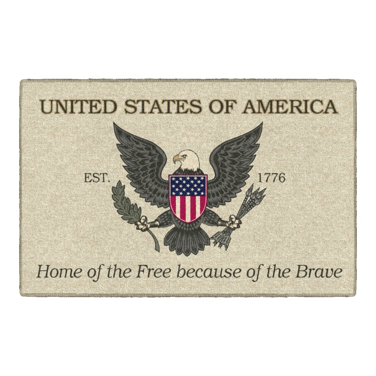 United States of America Patriotic Accent Rug | Collections Etc.