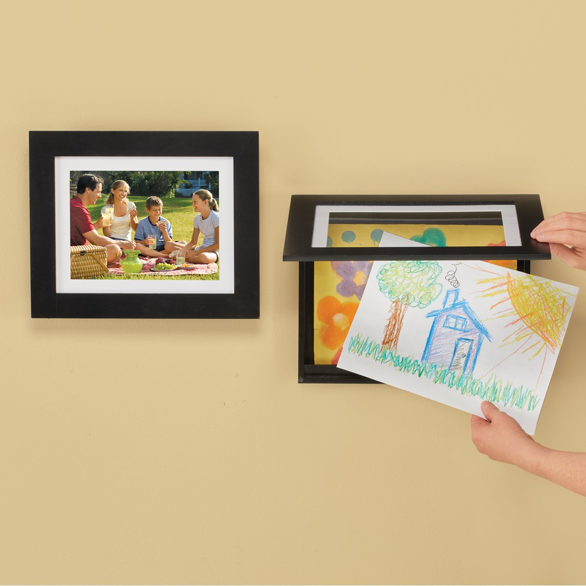 Magnetic Quick Change Wooden Hanging Frames | Collections Etc.