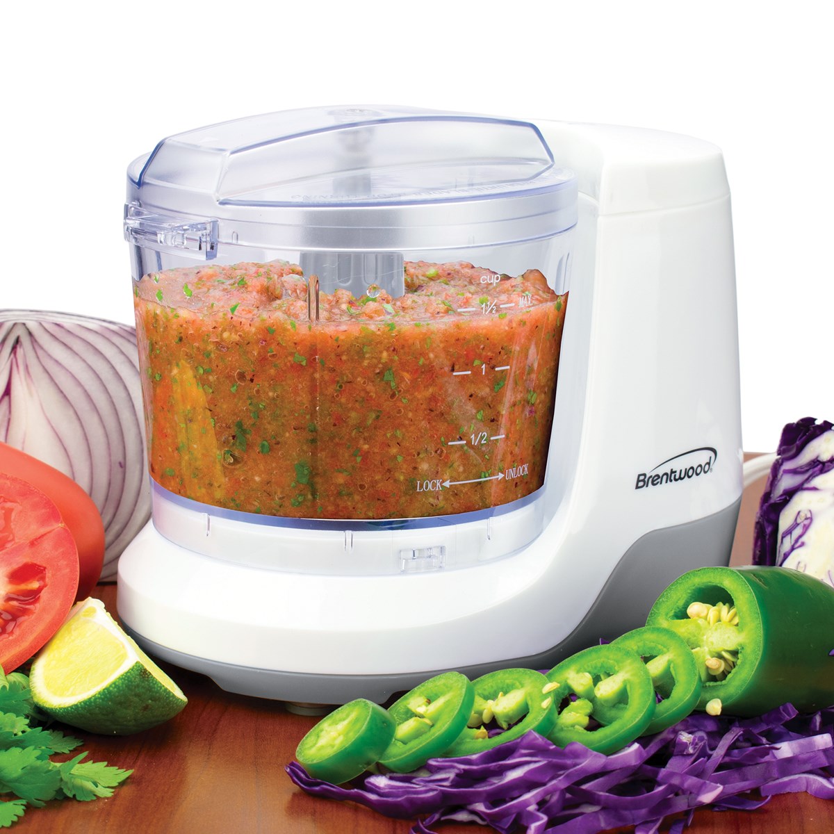 Easy-to-Use Mini Electronic Food Chopper | Collections Etc.