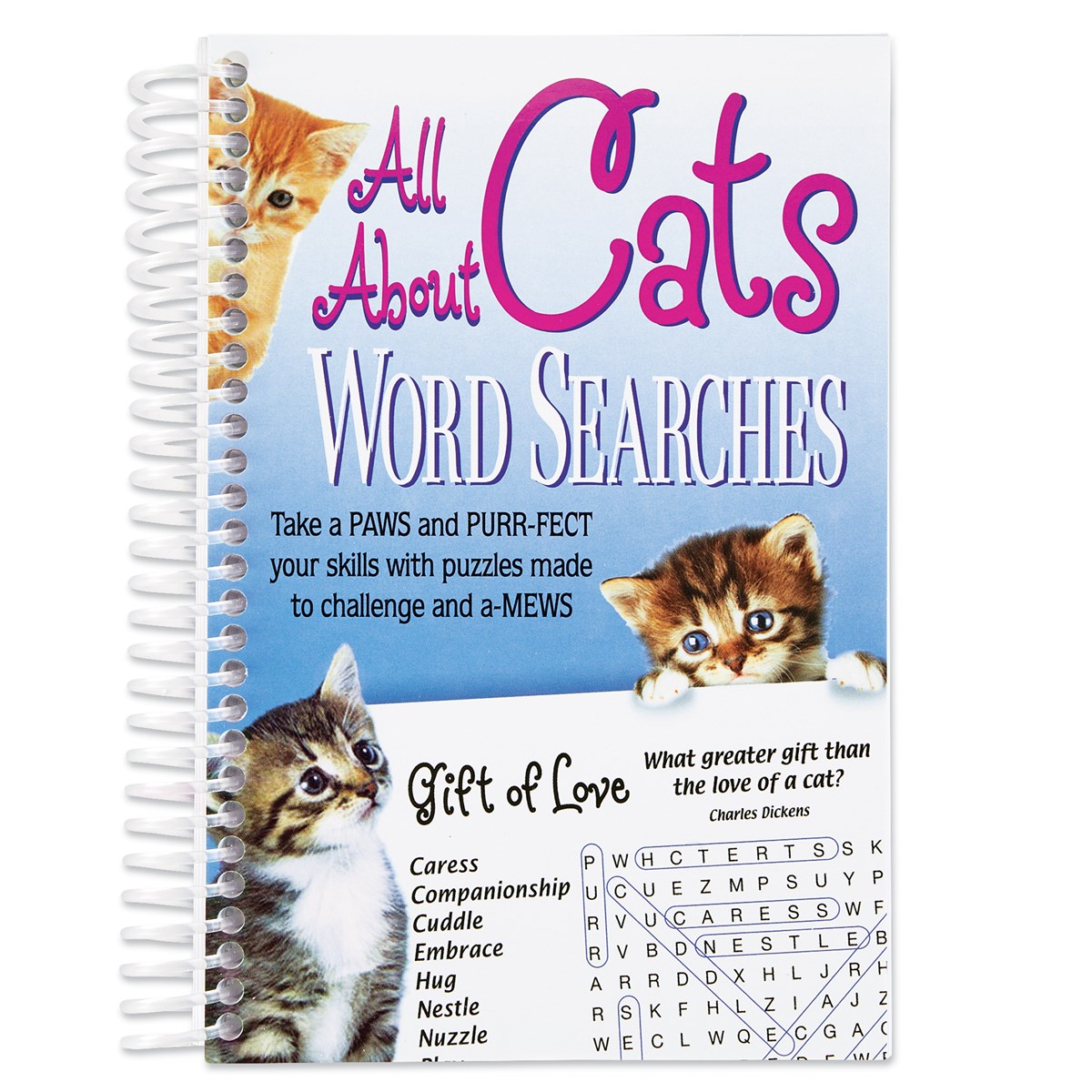 All About Cats Word Searches Puzzle Book | Collections Etc.