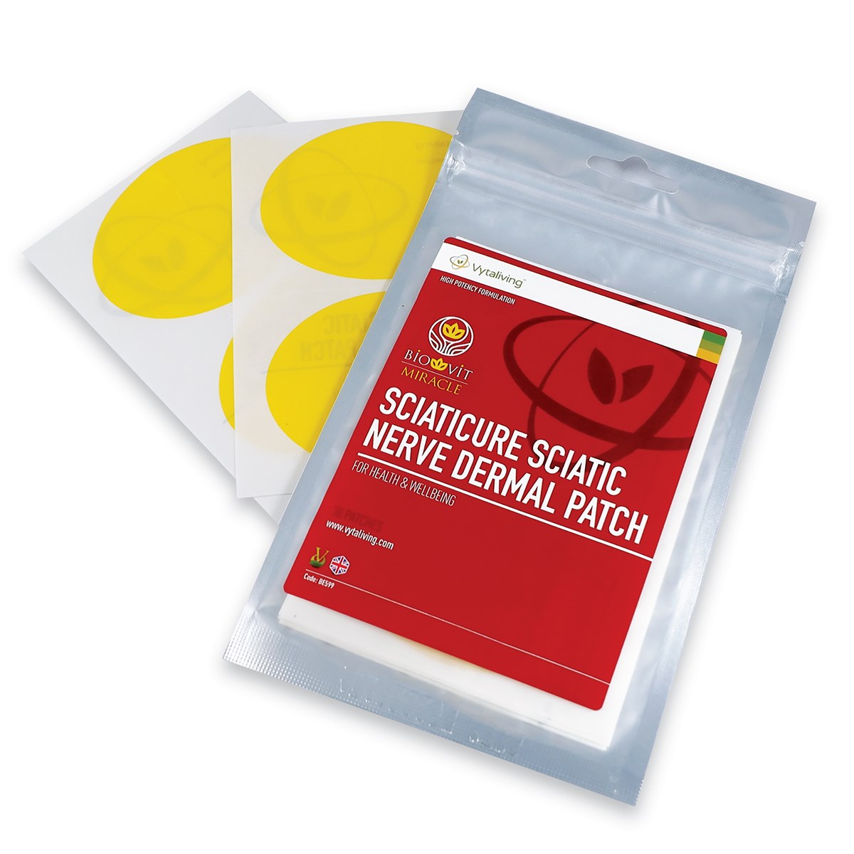 Easy-to-Use Sciatica Nerve Patches - Includes 30 Patches | Collections Etc.