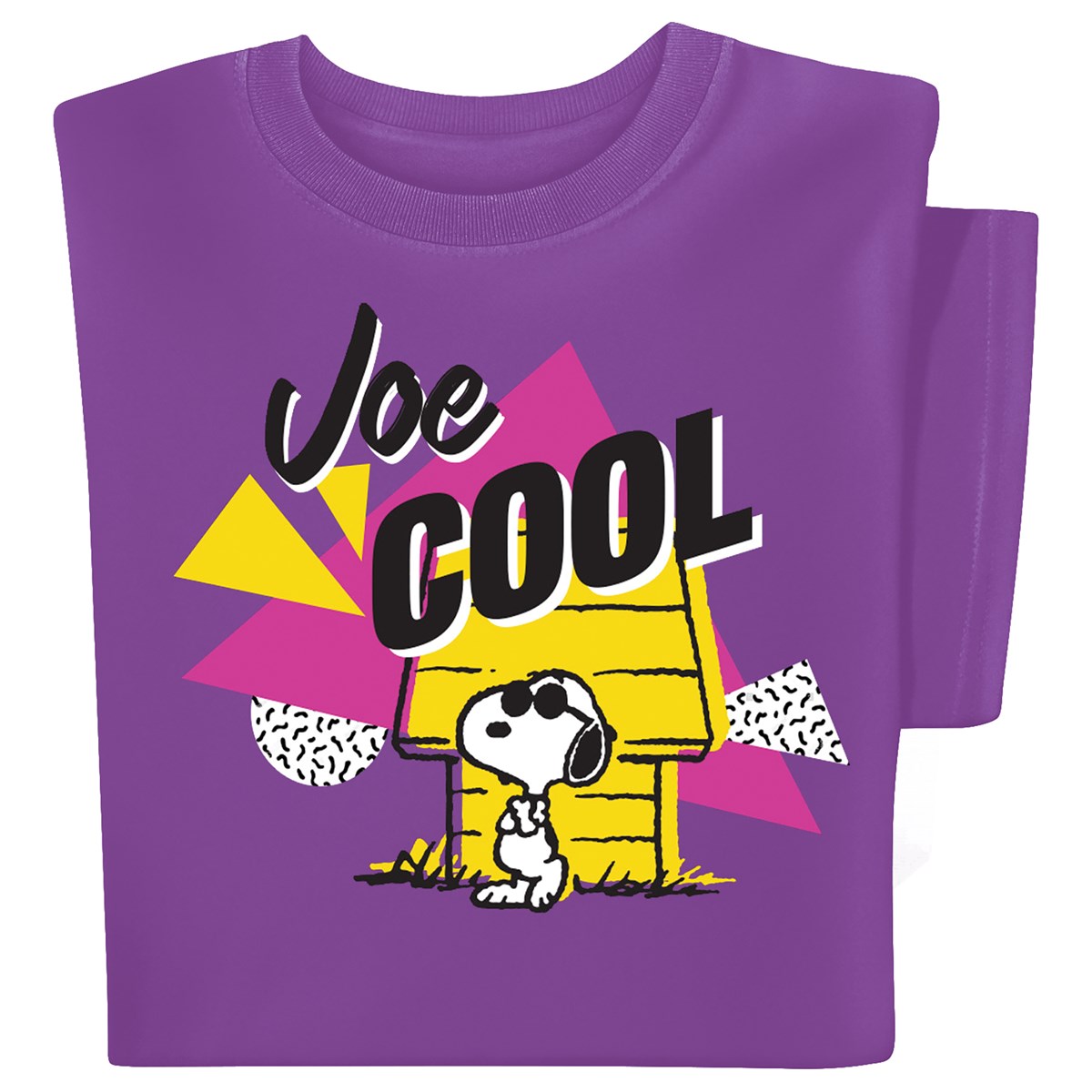 Joe Cool Colorful Purple Short Sleeve T-Shirt | Collections Etc.