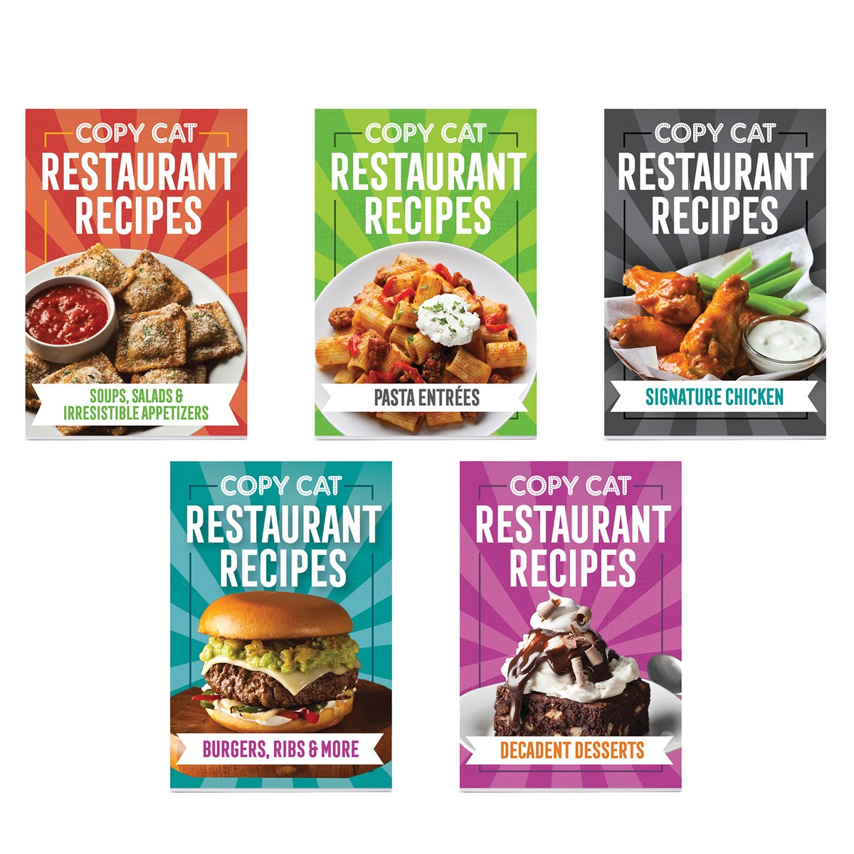 Copycat Restaurant Recipes Cookbooks - Set of 5 | Collections Etc.