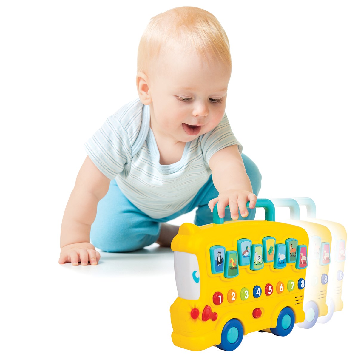 Animal Sounds Bus Musical Children's Toy | Collections Etc.