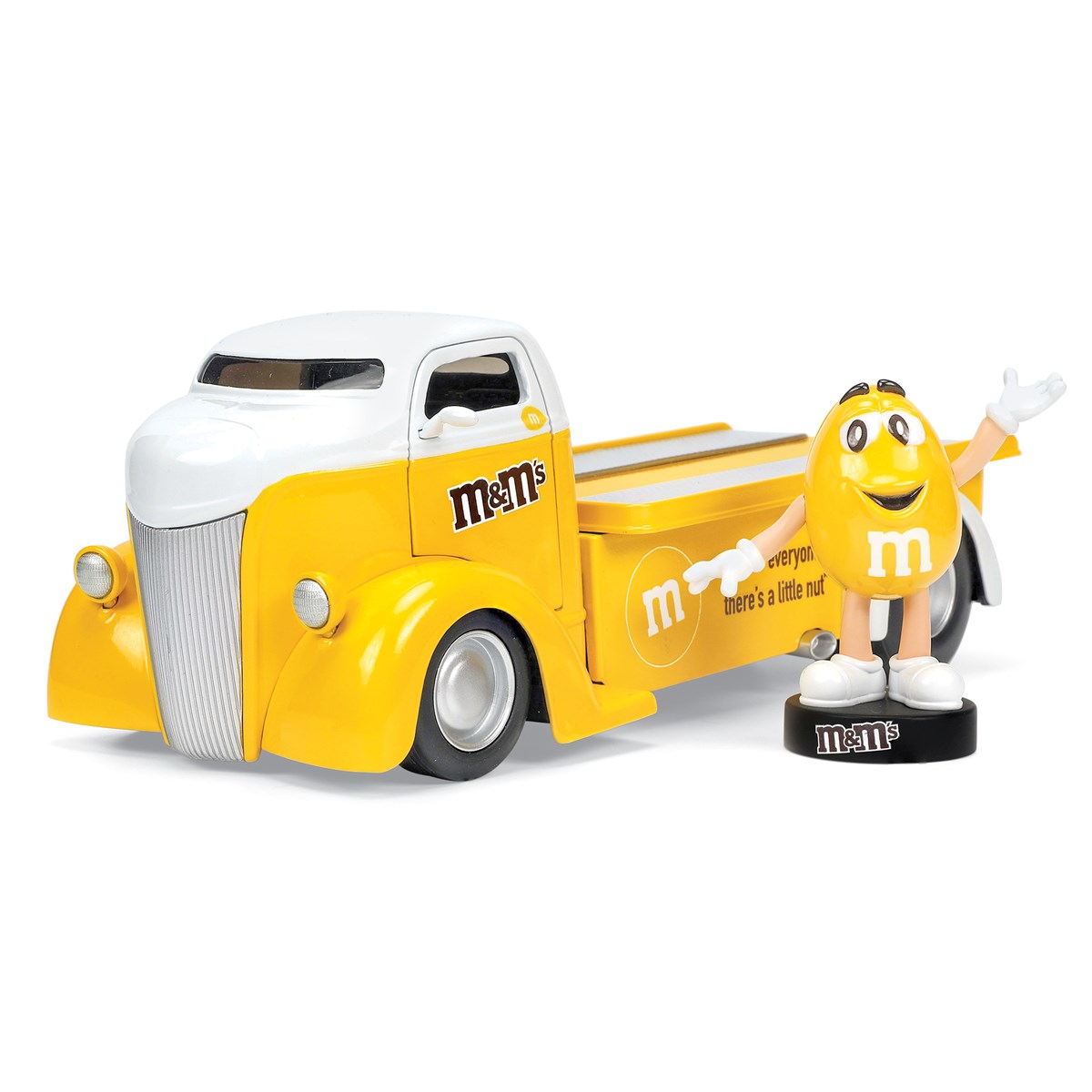M&M's Ford COE Flatbed 1:24 Die-Cast with Yellow M&M Figure ...