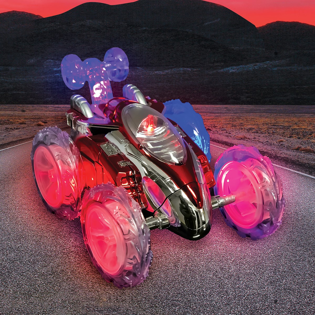 Dasher Ultra-Stunt LED Lighted Remote Control Vehicle | Collections Etc.