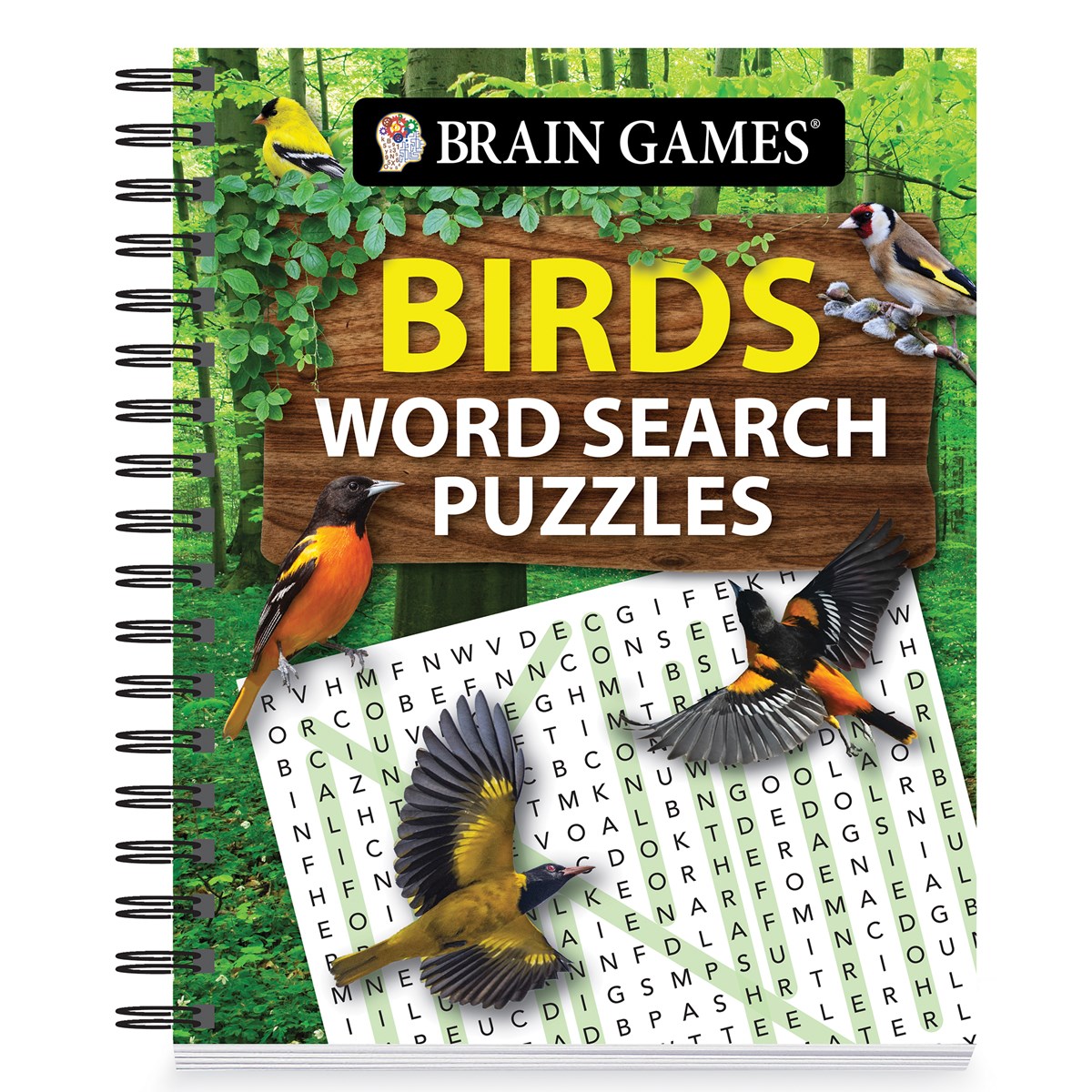 Brain Games Bird Word Search Puzzles Book | Collections Etc.